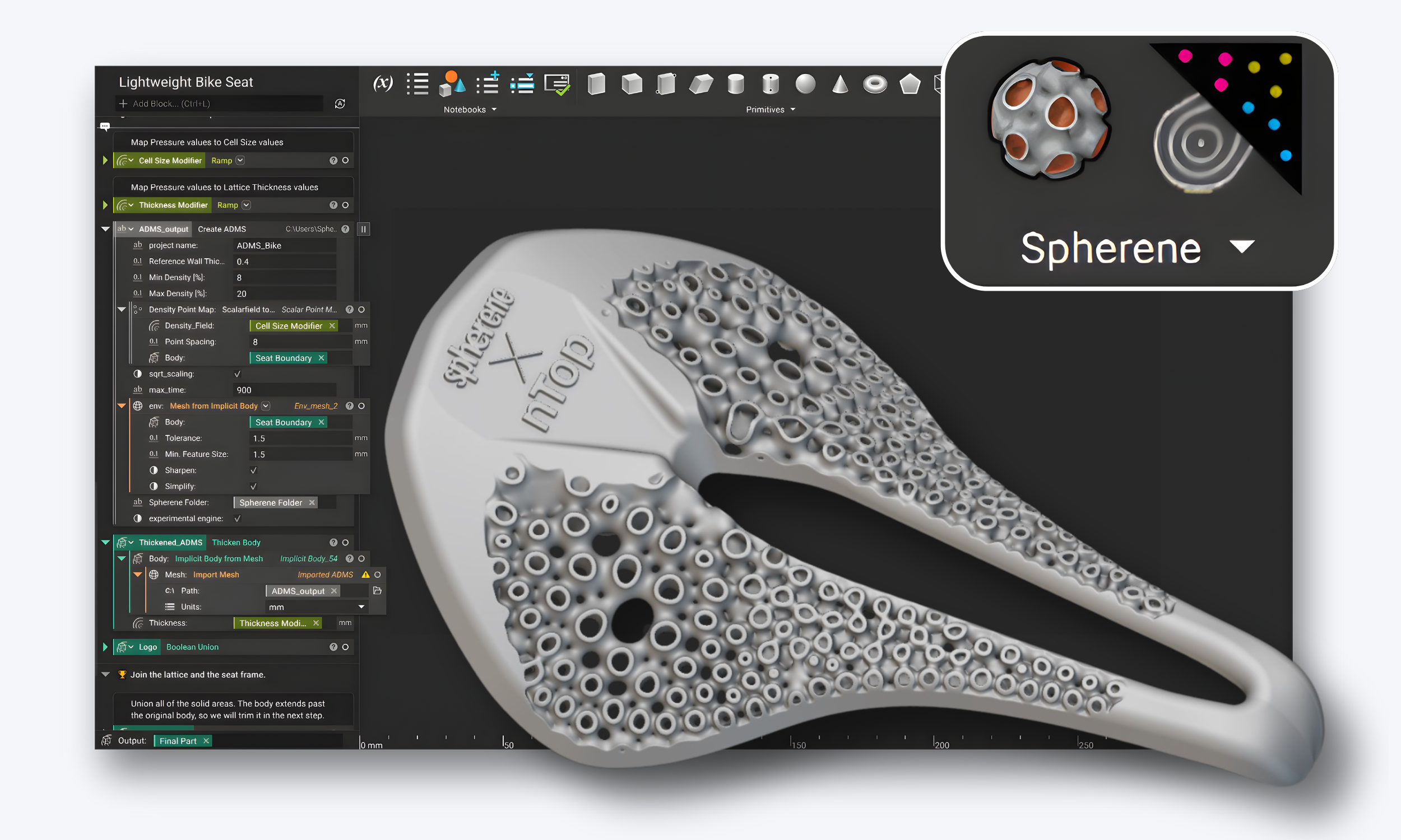 Spherene for nTop® Connector Launch